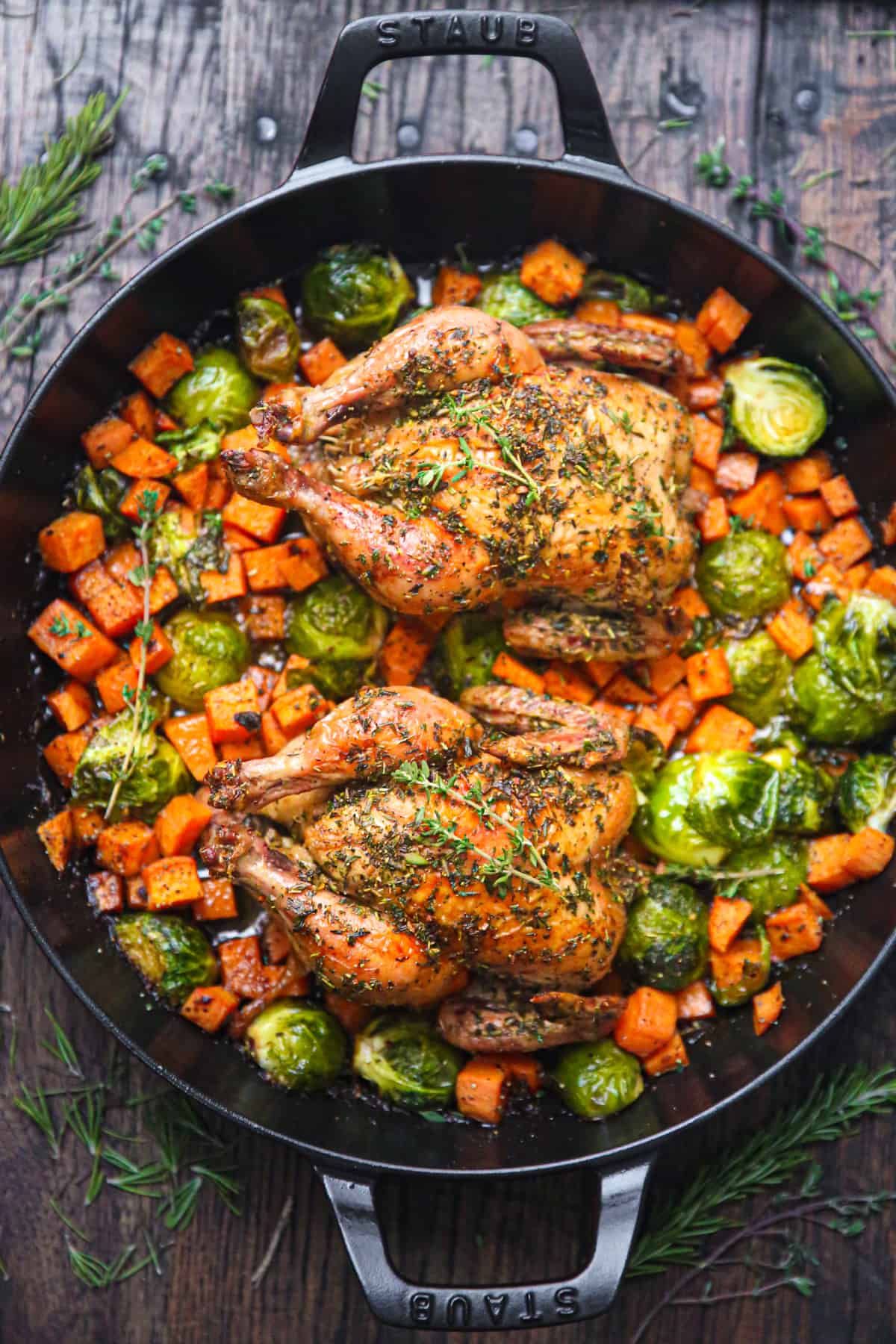 How To Make Roasted Cornish Hens | Zazoo Recipes