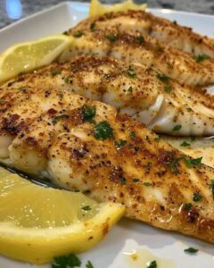Zesty Lemon Butter Fish Fillet – Bigzazoo Luxury Garden