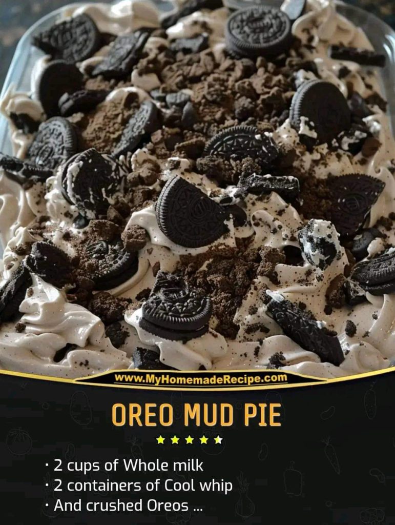 Oreo Mud Pie Recipe | Zazoo Recipes