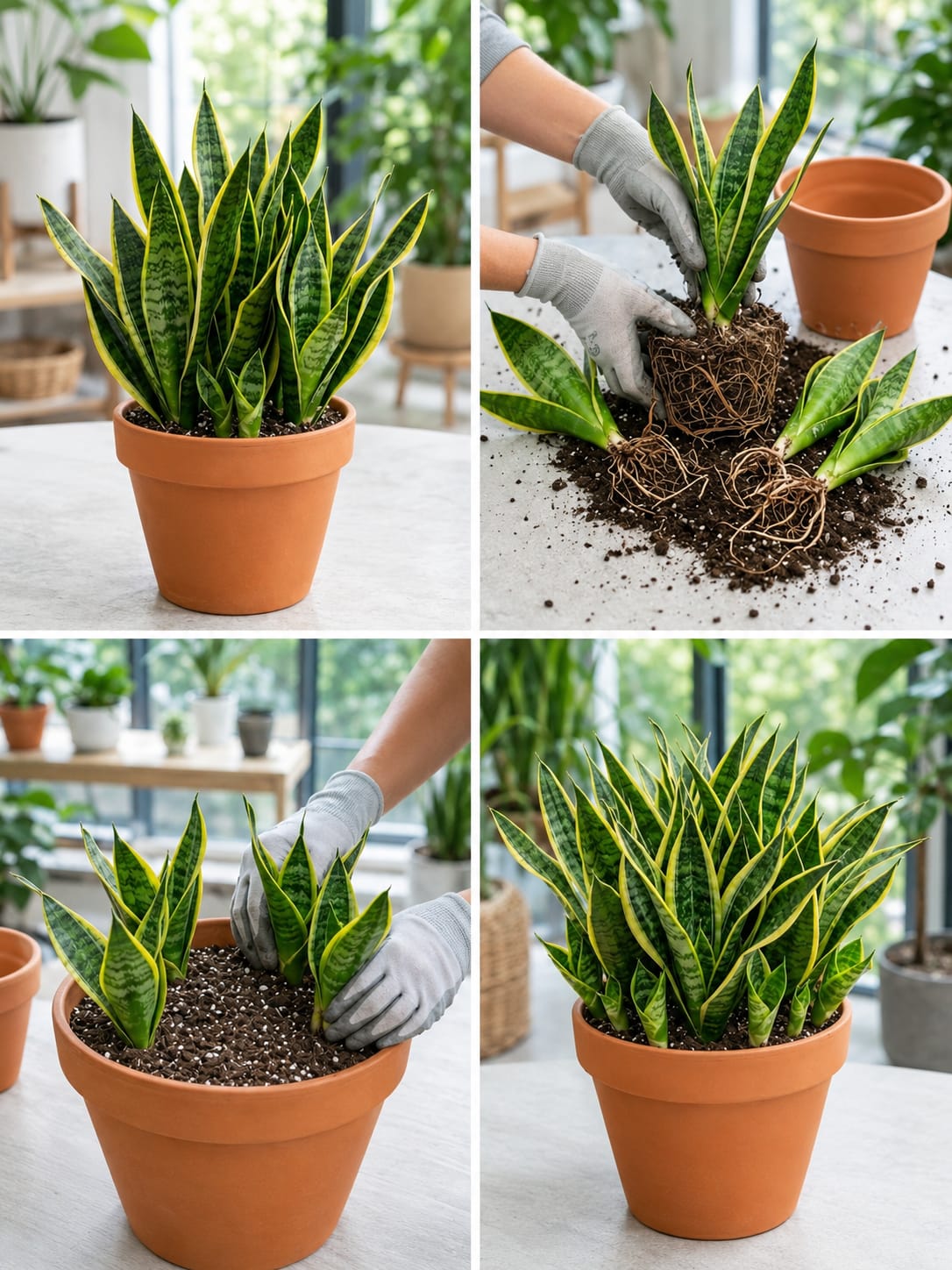 How to Divide and Repot Snake Plants for Fuller Growth: A Complete ...