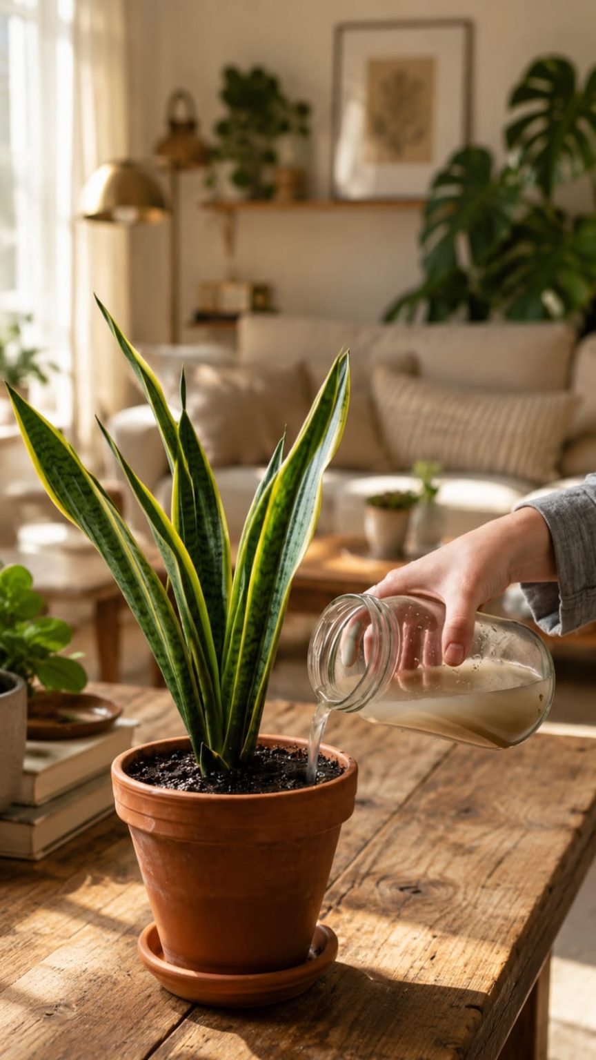 Snake Plant Clear Water Trick: A Complete Guide for Strong Roots ...